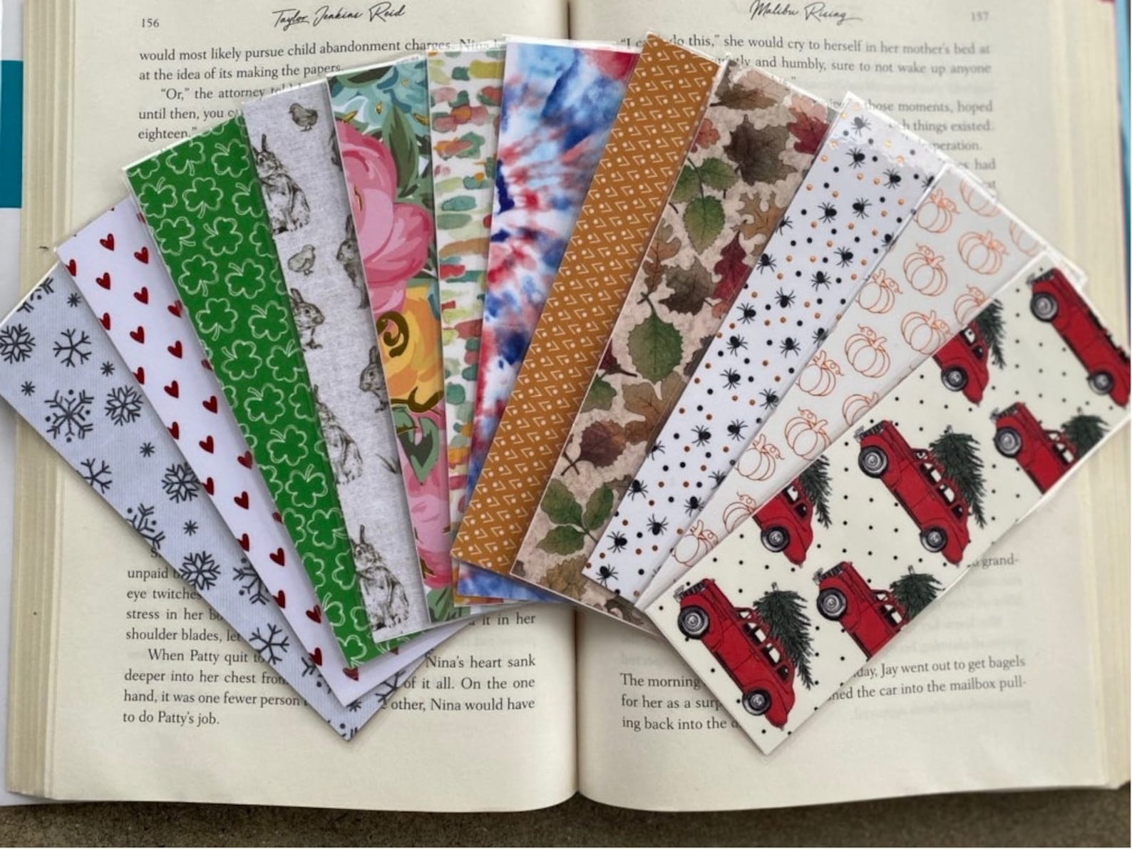 A Year in Bookmarks | A Bookmark for Every Month | Booklovers Present ...