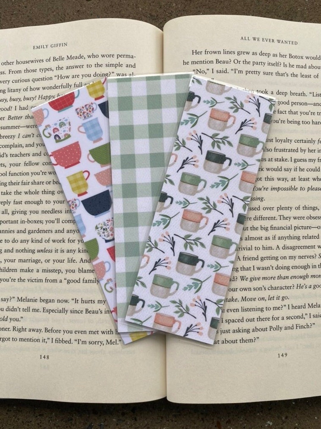 Teacup Bookmarks Coffee Mug Bookmarks Coffee Lovers - Etsy