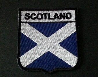 Scotland Flag Iron on Patch - Etsy