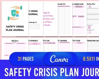 Crisis Safety Plan, Therapy Resources, Therapy Office Decor, School ...
