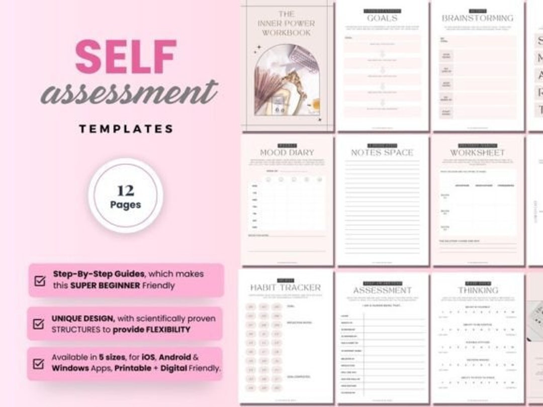 Self Love Workbook Self Care Printable Self Esteem - Etsy