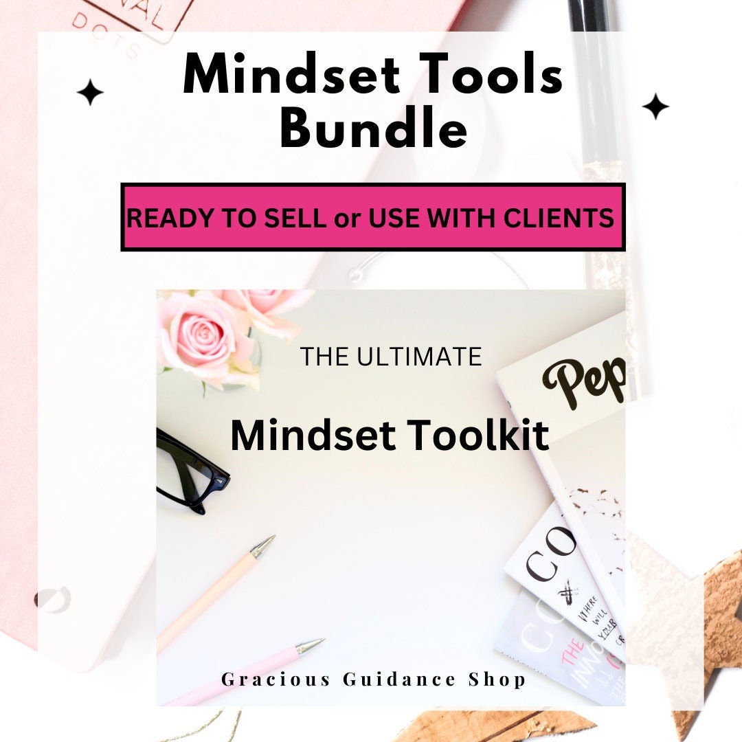 Mindset Coaching Tools, Positive Growth Mindset Coaching Bundle, Life ...