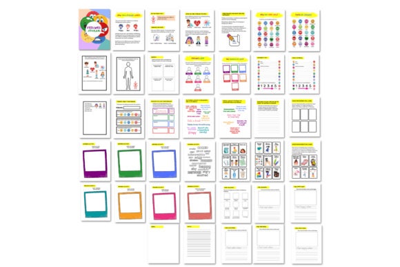 Feelings/emotions Emoji Check in Printable Worksheets for - Etsy