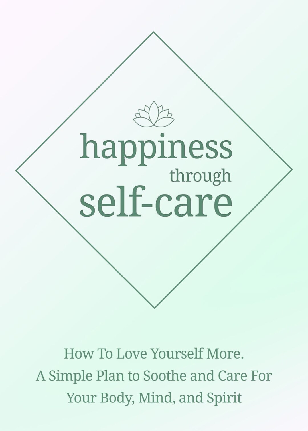 Self Care Workbook, Self Love Workbook, Self Care Kit Worksheet ...