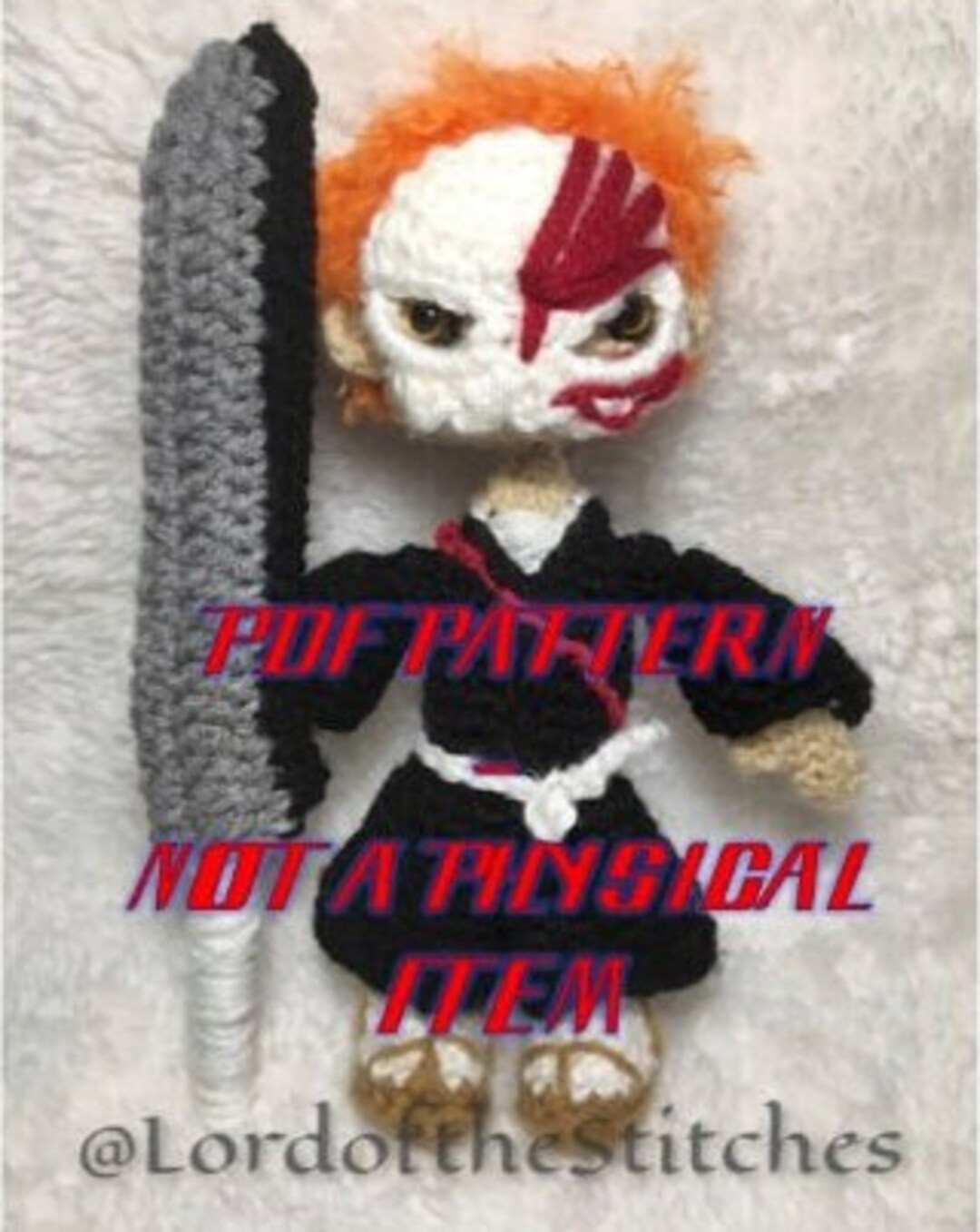 Anime Hero Crochet Pattern ONLY With Mask - Etsy