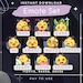 10 Cute Bee Emotes Youtube Twitch Emote Instant Download Subs - Etsy