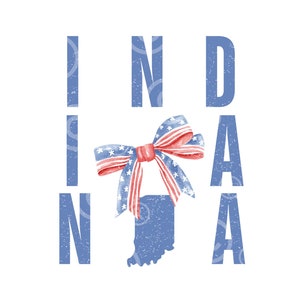 Patriotic Coquette Indiana Png 4th of July Indiana Png American Flag ...
