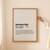 Funny Politician Definition Print Wall Art Poster, Politician Gift for ...