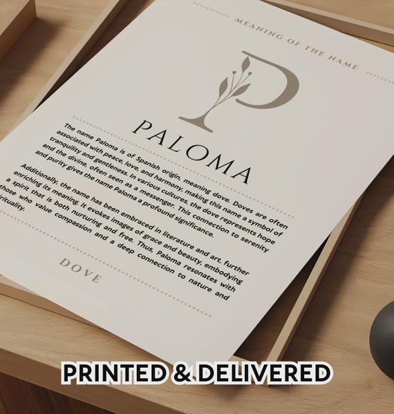 Paloma Baby Name