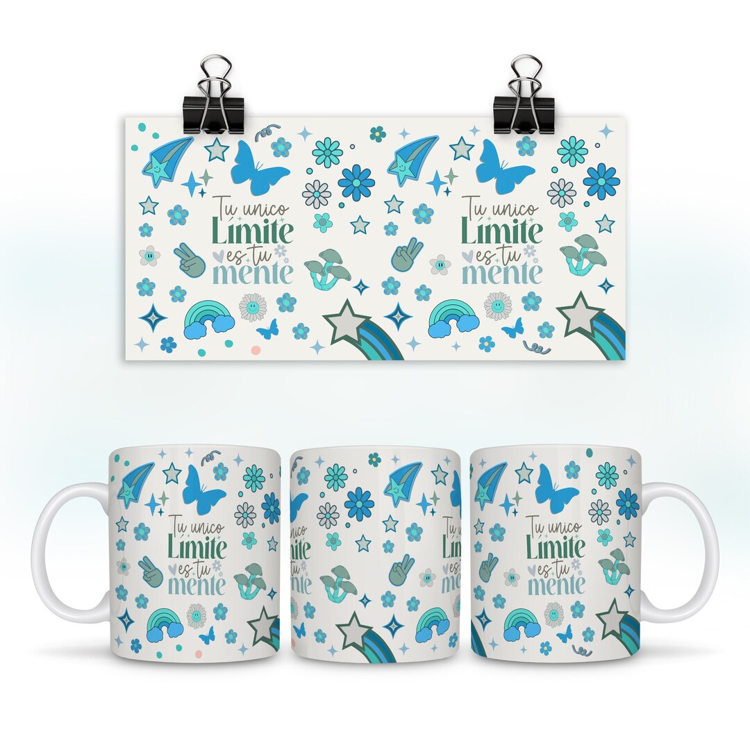 Tu único Límite Spanish Motivational Mug Wrap 15 Oz 11oz Spanish ...