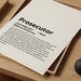 Funny Prosecutor Definition Print Wall Art Poster, Prosecutor Gift for ...