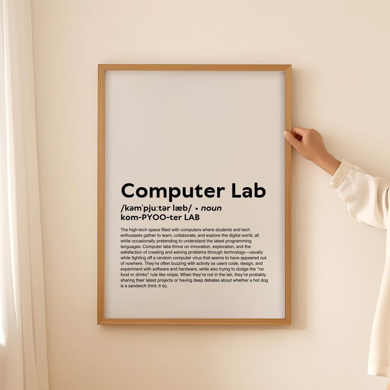 Computer Lab Decor - Etsy