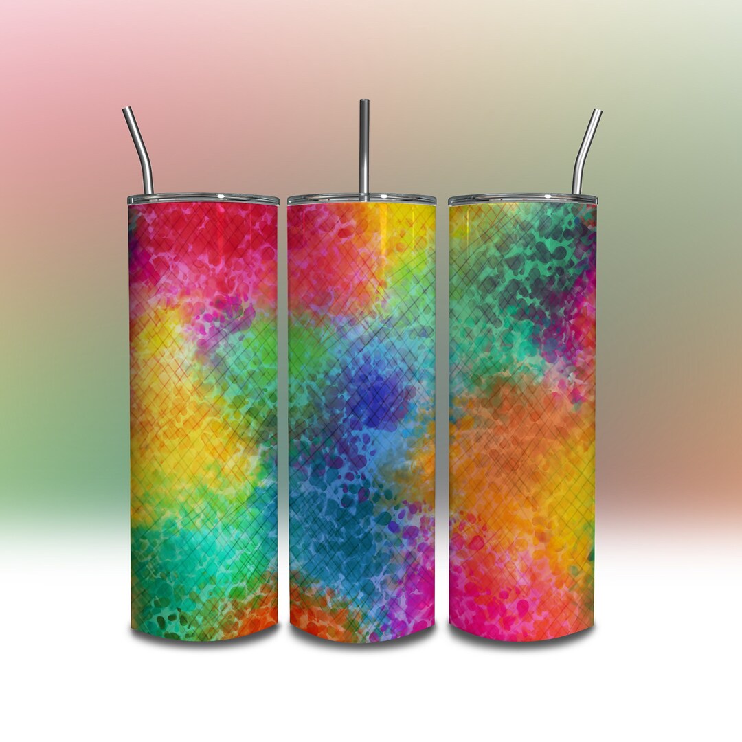 Rainbow Ombre Tumbler Wrap Colorful Multi Colored Gradient Lgbt Gay