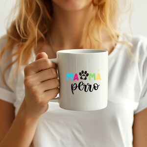 Mamá Perro PNG, Colorful Mamá Perruna Png, Spanish Dog Mama Png, Fur ...