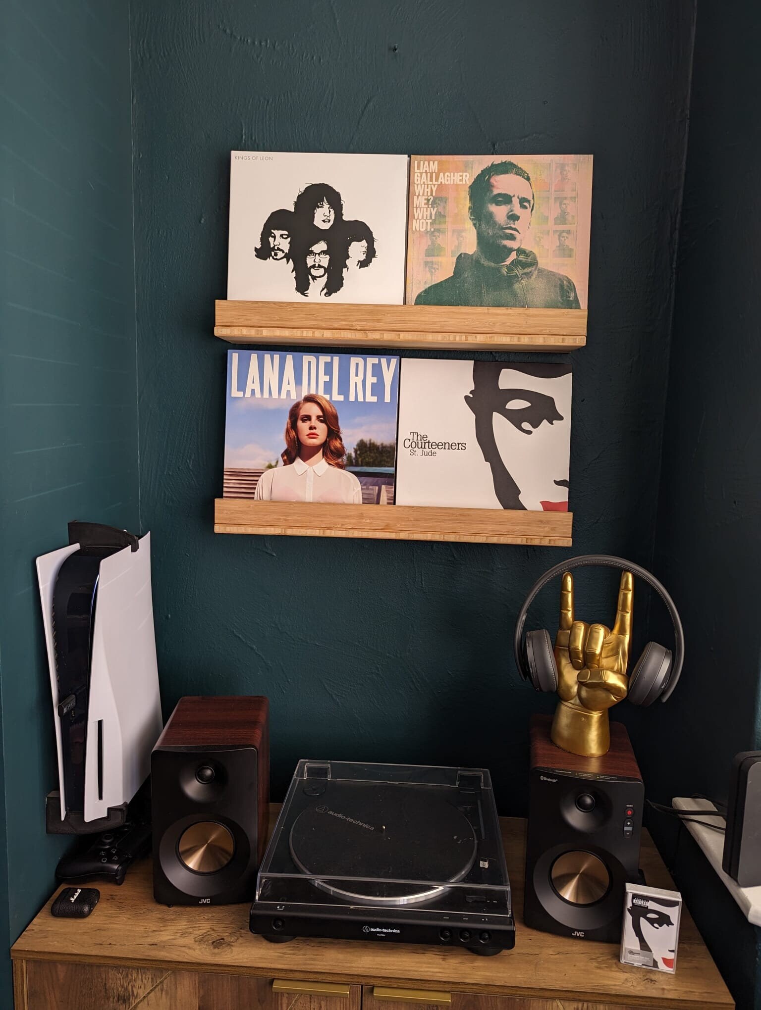 Vinyl Record Display Double Shelf Pack of 2. - Etsy UK