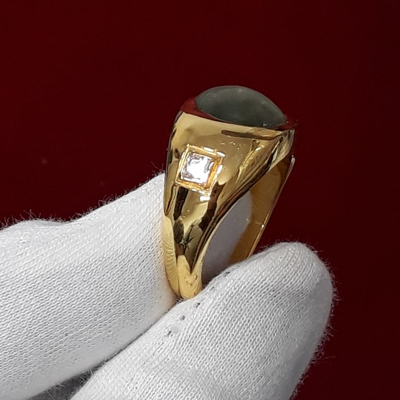 Natural Cats Eye Ring-hanmade Birthstone for Men and Women-astrological ...