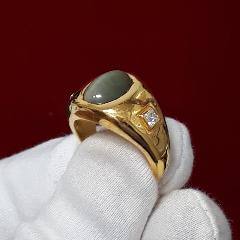 Natural Cats Eye Ring-hanmade Birthstone for Men and Women-astrological ...