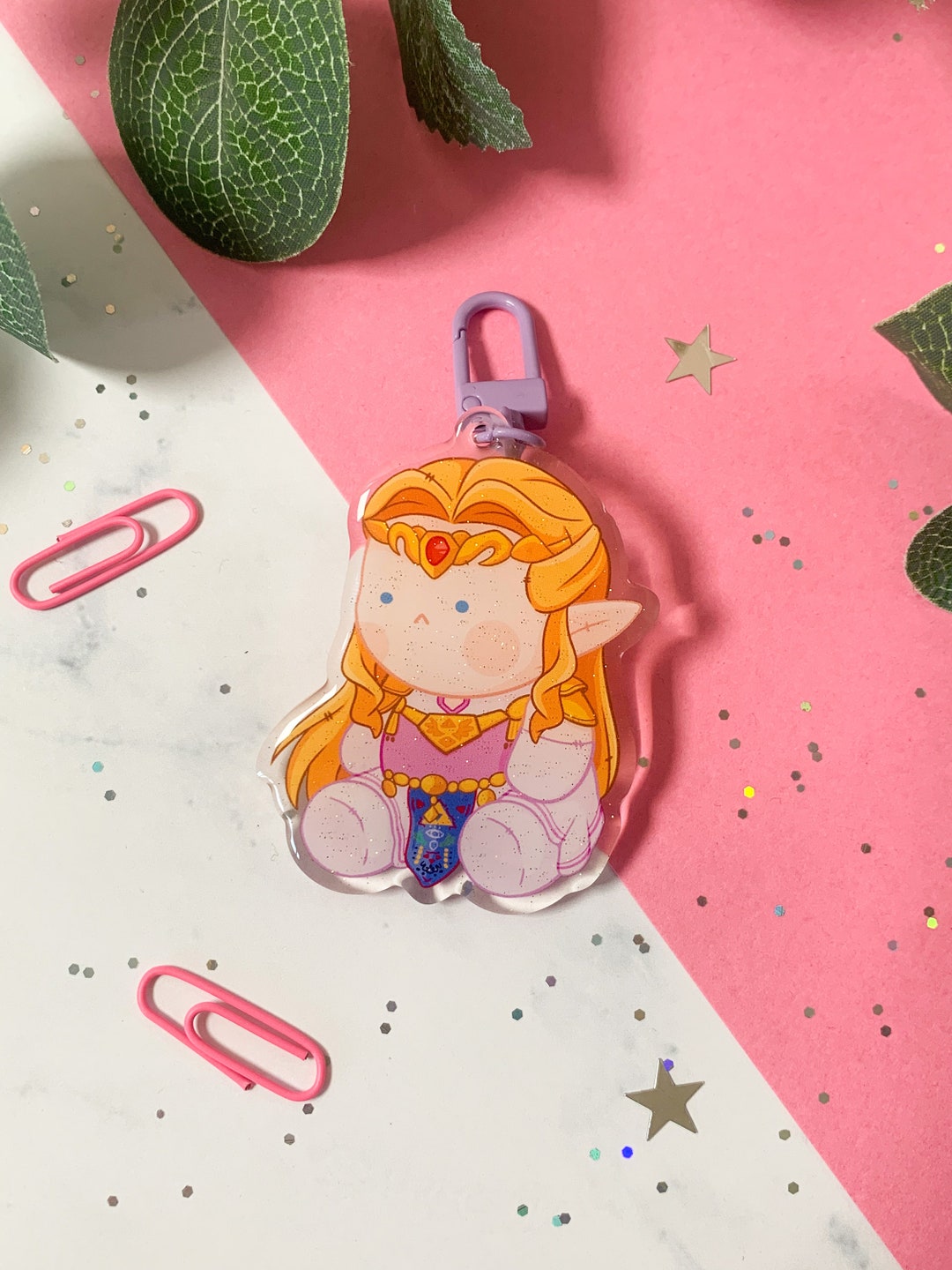 Princess Zelda Gaming Keyring Ocarina of Time Charm Legend of - Etsy