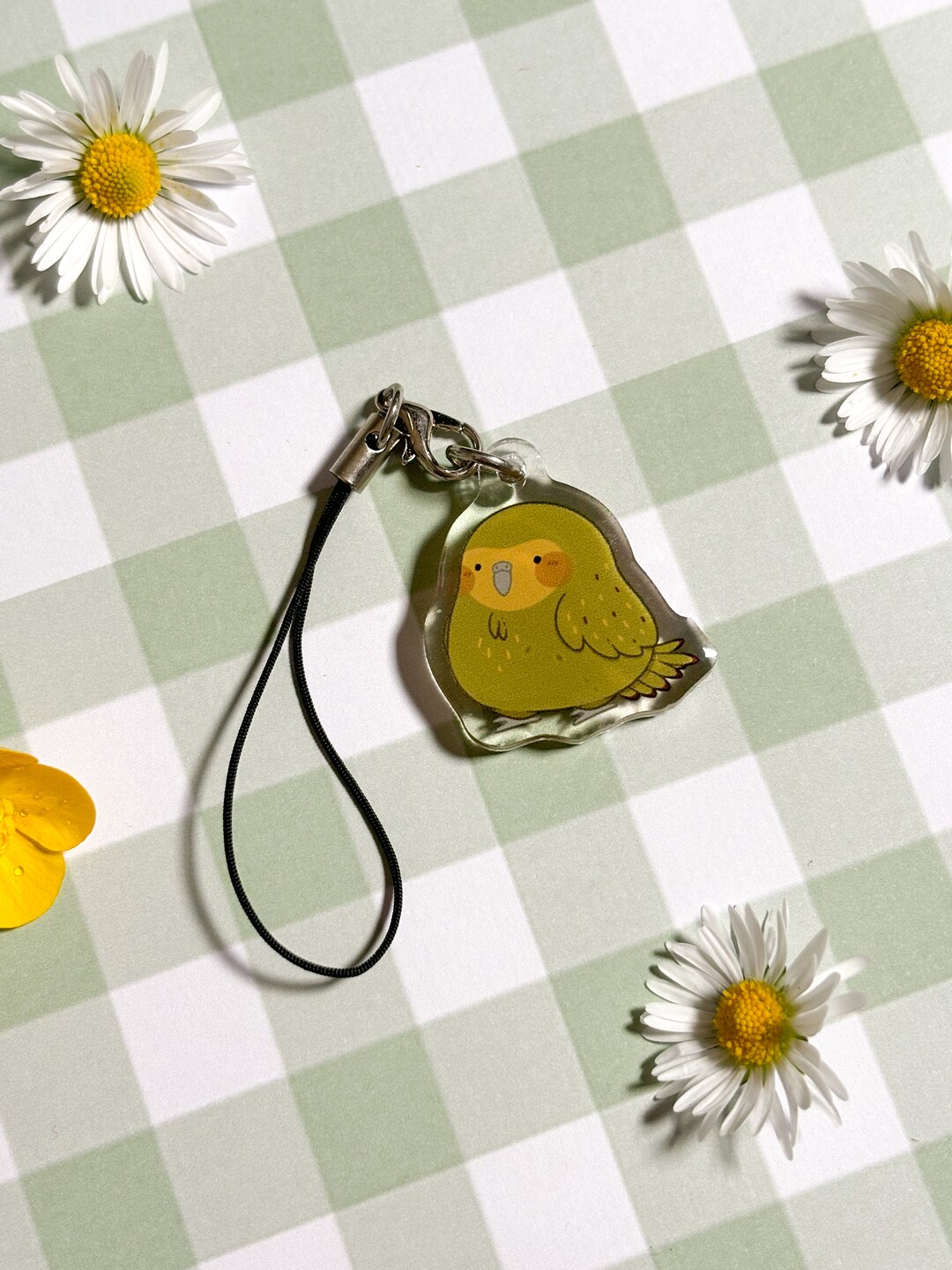 Kakapo 1 Inch Phone Charm New Zealand Bird Kakapo Bird Charm Chunky ...