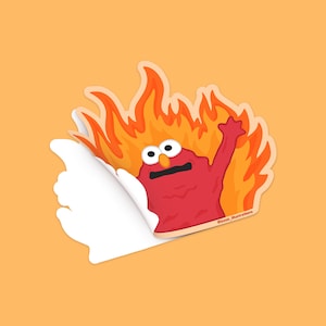 Hellmo Meme Waterproof Vinyl Sticker Meme Vinyl Sticker Funny Puppet ...