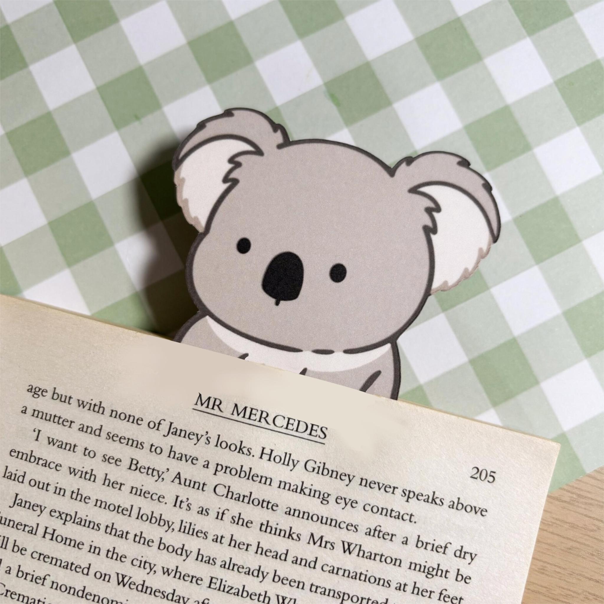 Koala Bookmark, Cute Australian Animal Page Marker, Handmade Gift for ...