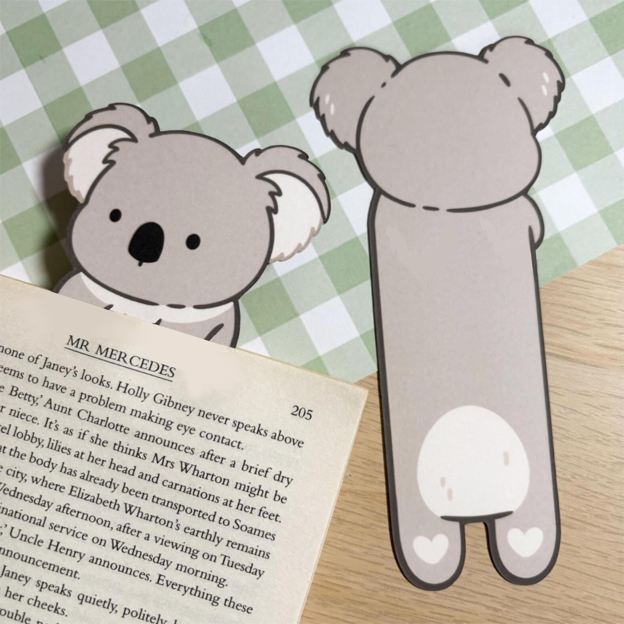 Koala Bookmark, Cute Australian Animal Page Marker, Handmade Gift for ...