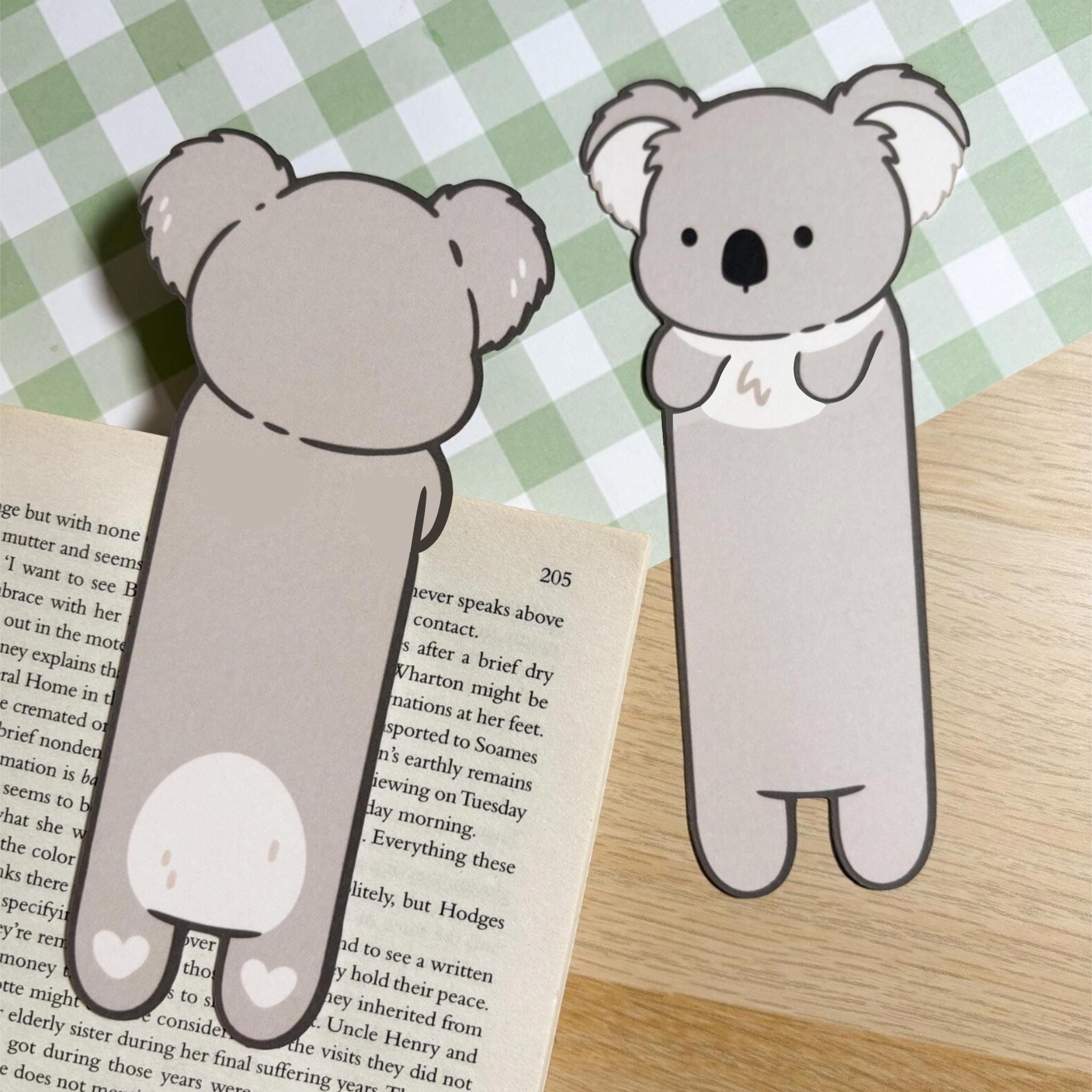 Koala Bookmark, Cute Australian Animal Page Marker, Handmade Gift for ...