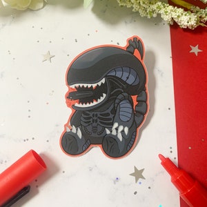 Alien Xenomorph Sticker Waterproof Dead by Daylight Spooky Sticker ...
