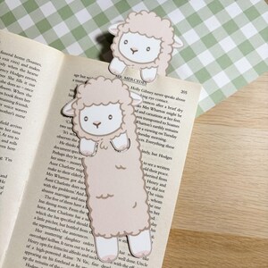 Cute Sheep Peeking Bookmark, Cute Book Accessory, Cottage Core Bookmark ...