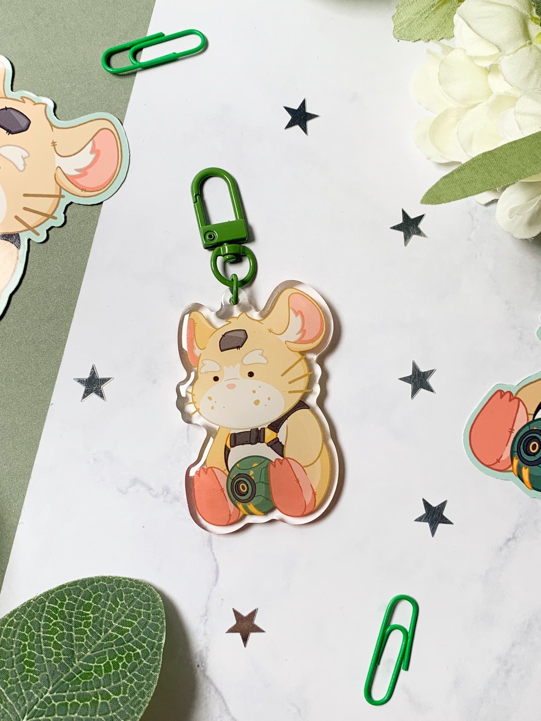 Overwatch Hammond Keyring Wrecking Ball Gaming Bag Charm Overwatch Tank ...