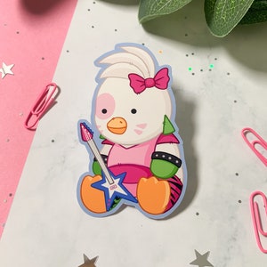 FNAF Glamrock Chica Sticker Waterproof Gaming Sticker FNAF Stickers ...