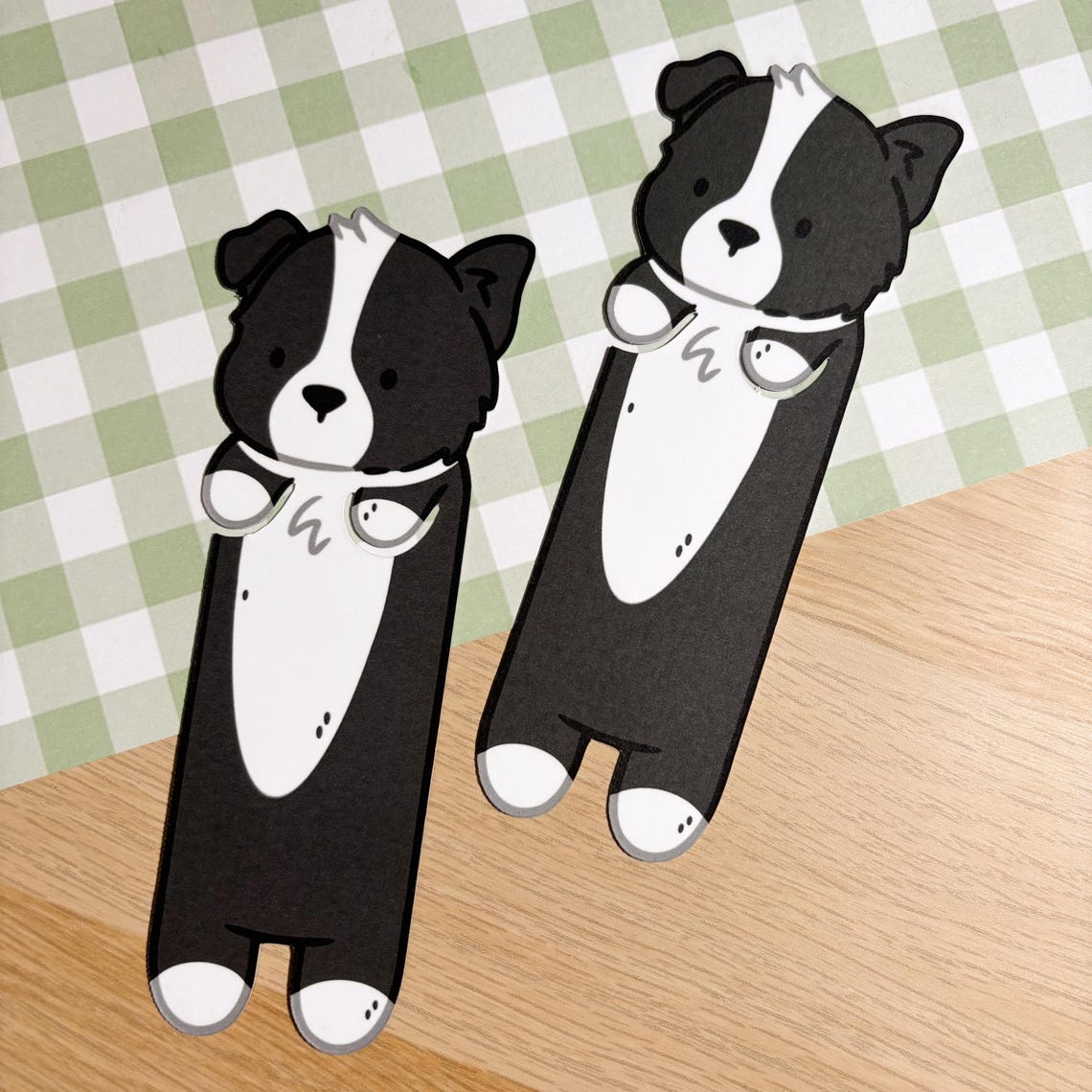 Border Collie Peeking Bookmark, Dog Lover Gift - Etsy