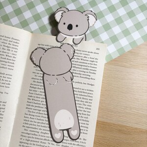 Koala Peeking Bookmark, Cute Aussie Bookmark, Animal Lover, Book Lover ...