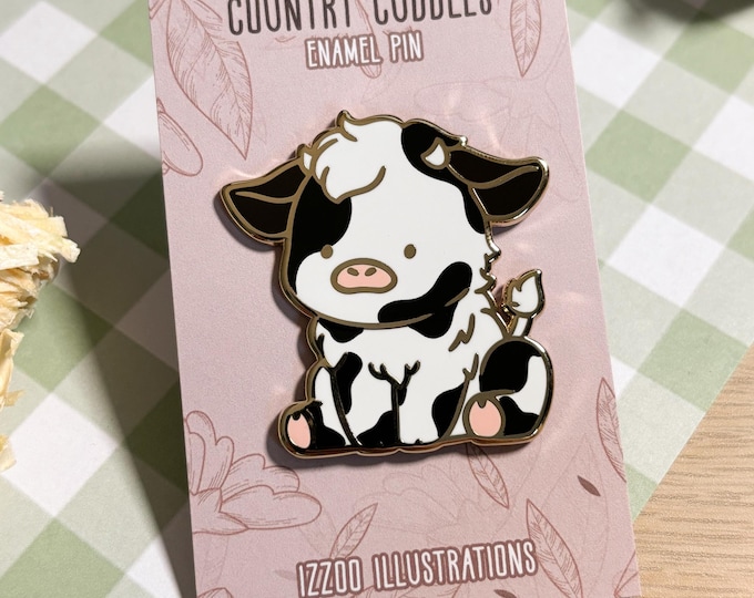 Highland Cow Hard Enamel Pin - Etsy Canada