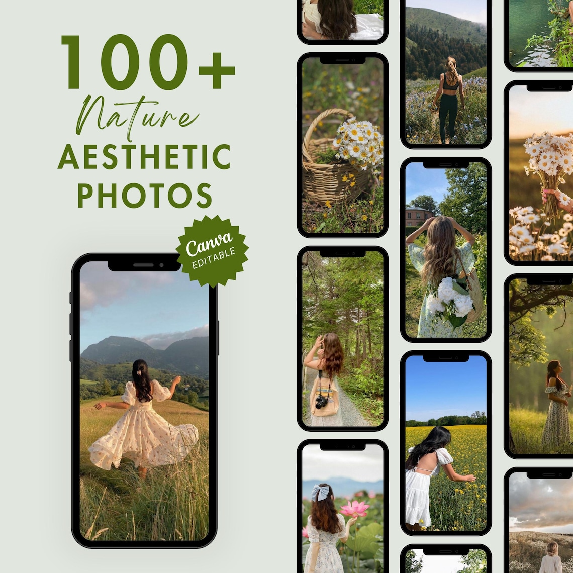 300+ Nature Aesthetic Faceless Reels, Matching Instagram Photo Post ...