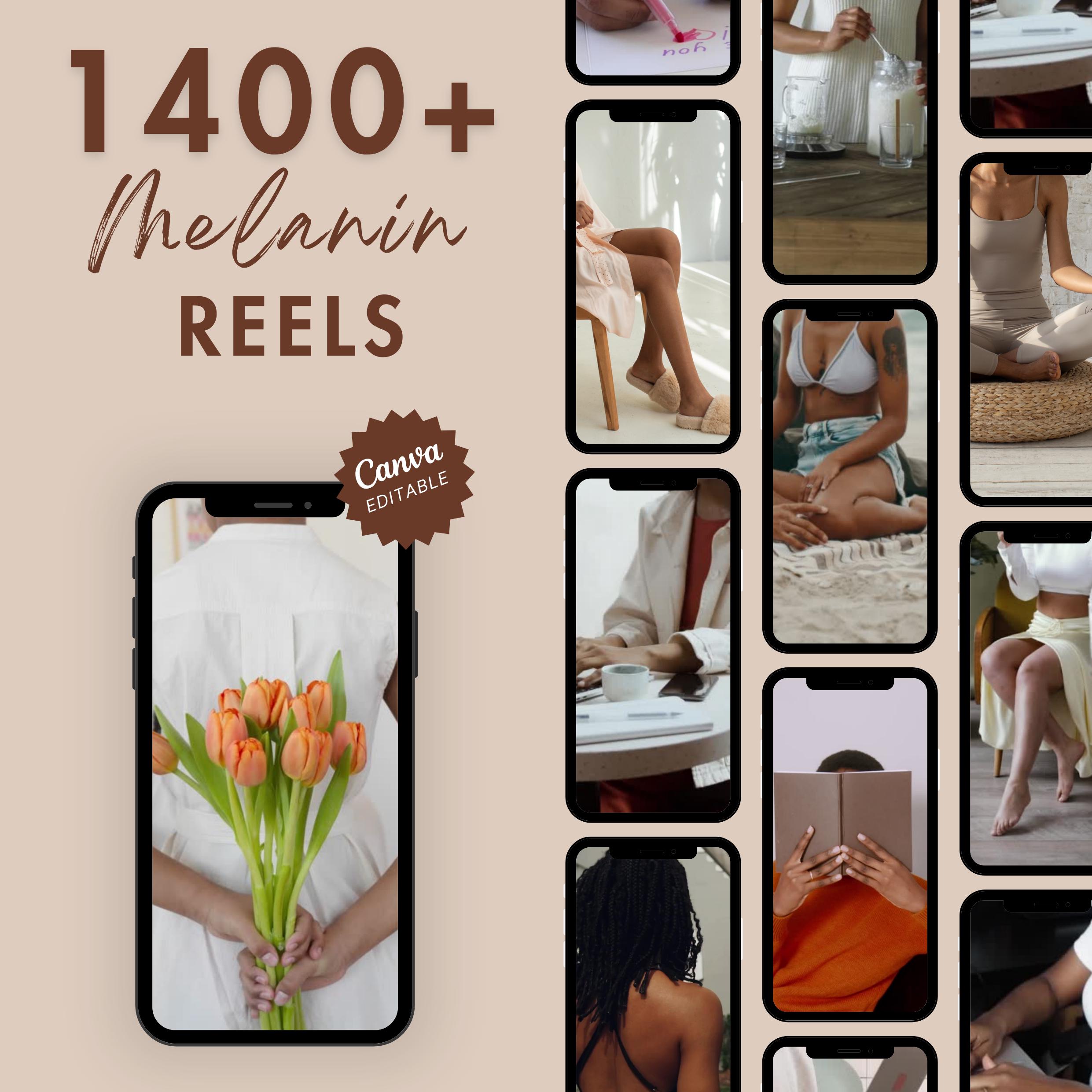 1500+ Melanin Faceless Videos Photo Bundle for Instagram Reels ...