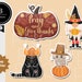 Sticker for Thanksgiving Scrap Book Cute Autumn Printable Sticker Set ...