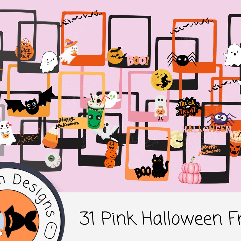 Halloween Frames - Etsy