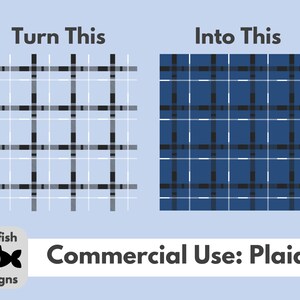 Commercial Use Plaid 2: Includes PSD File and PNG Files for - Etsy