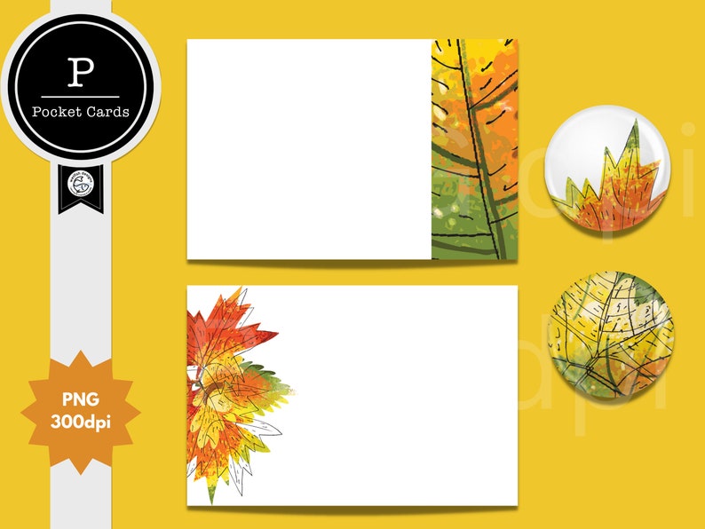 Tarjetas imprimibles para el libro de chatarra de otoño Hojas de otoño ...