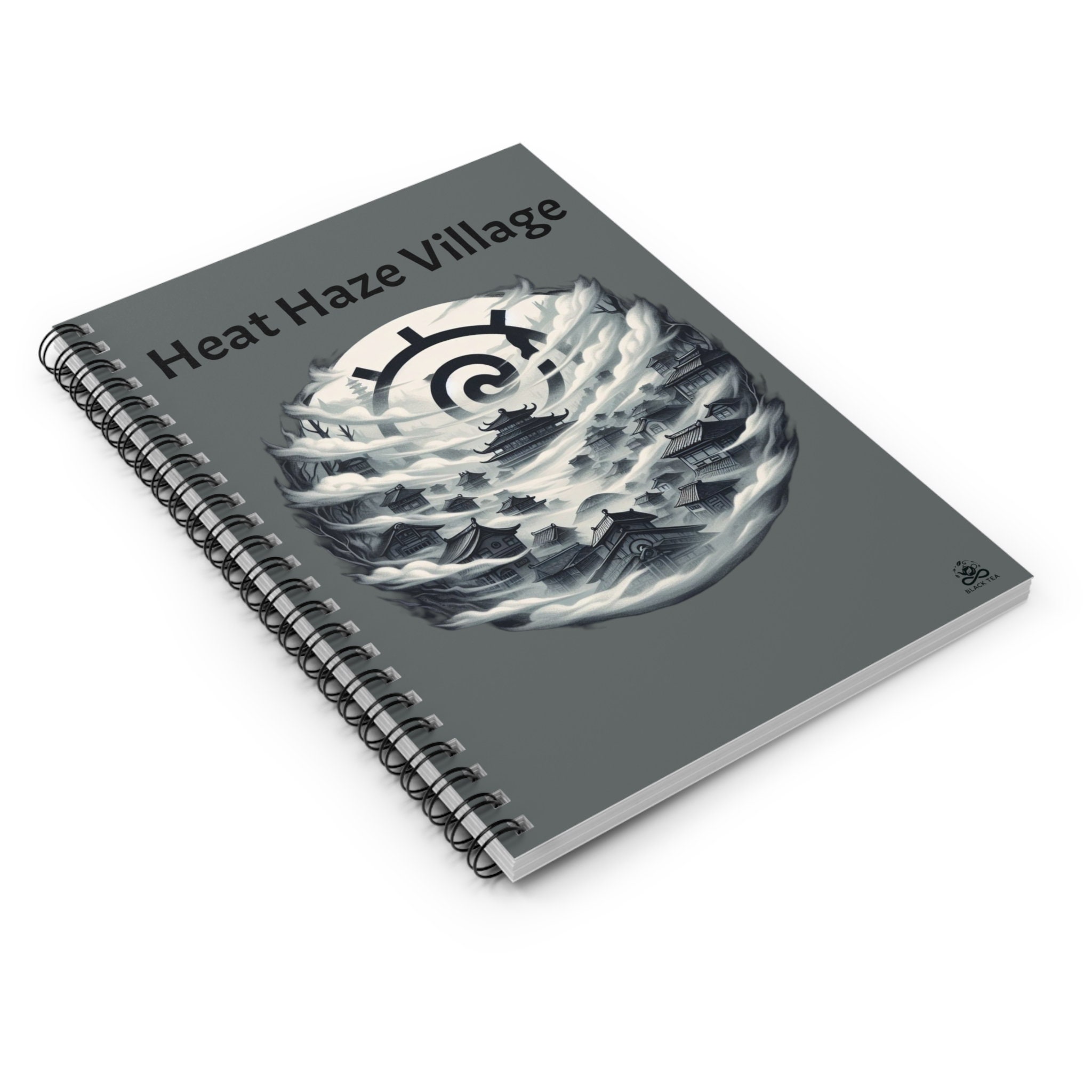 Anime Manga Naruto Heat Haze Village Symbol Spiral Notebook Ruled Line ...