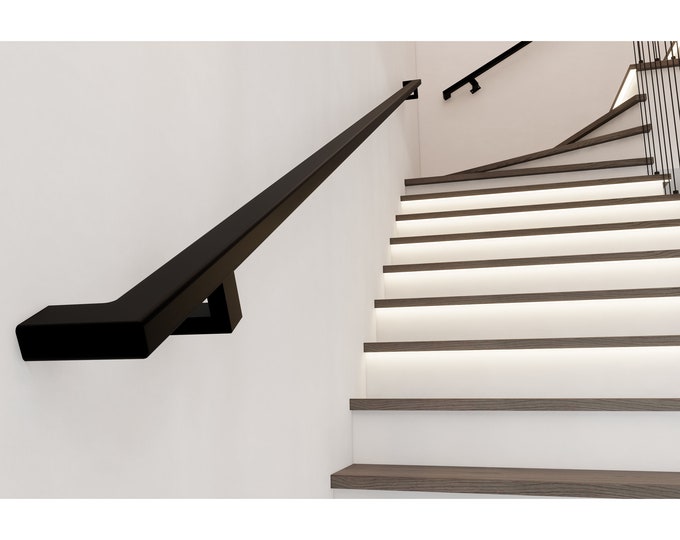 Handrail for Stairs, Tube Size 1.96 1.18 50mm-30mm Rectangular Elbow ...