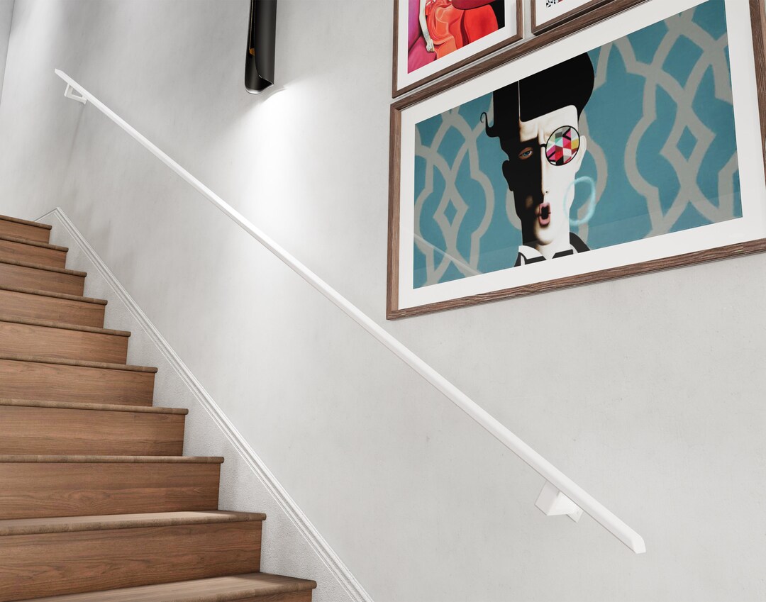 Handrail for Stairs Indoor, Tube Size 1.57" * 0.78" (40mm-20mm ...