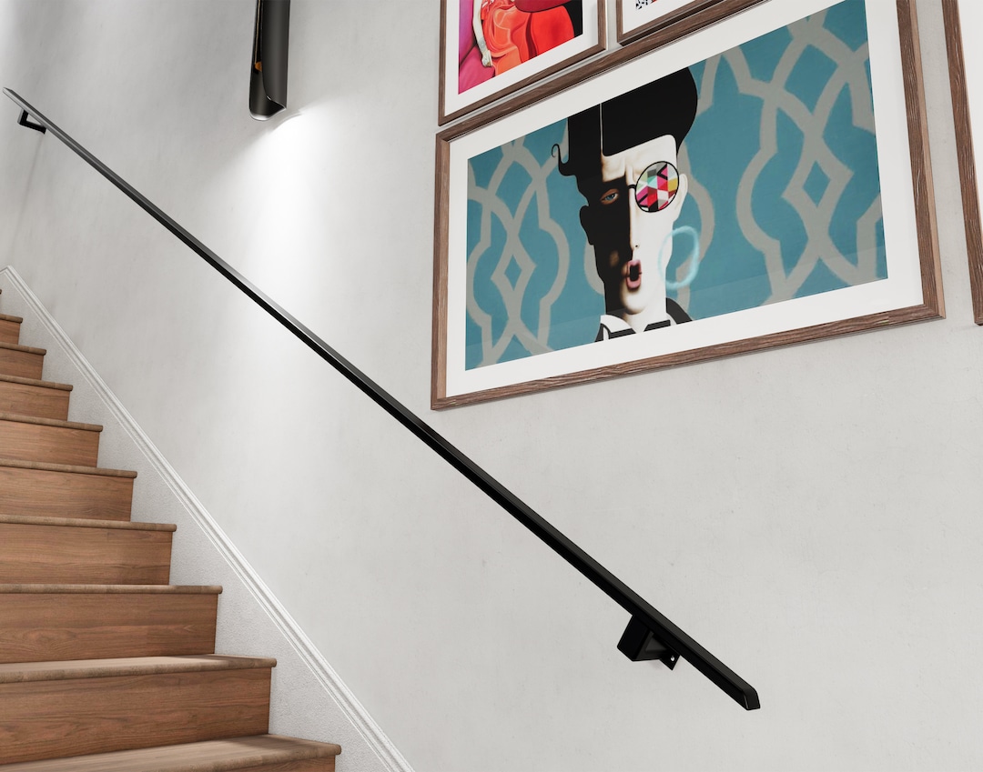 Handrail for Stairs, Tube Size 1.57" * 0.78" (40mm-20mm) Rectangular ...