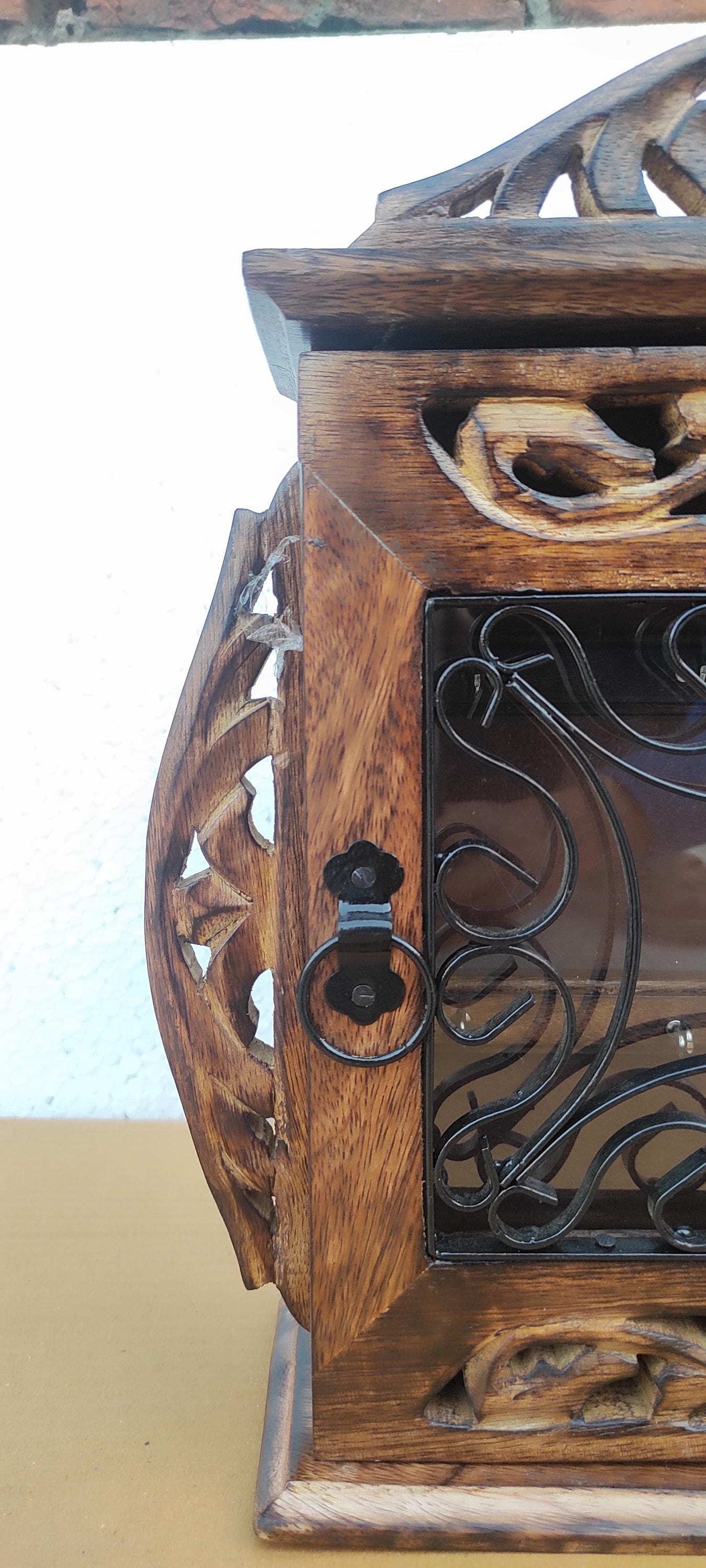 Rustic Wooden Key Box: Wall-mounted Decorative Key Cabinet - Etsy