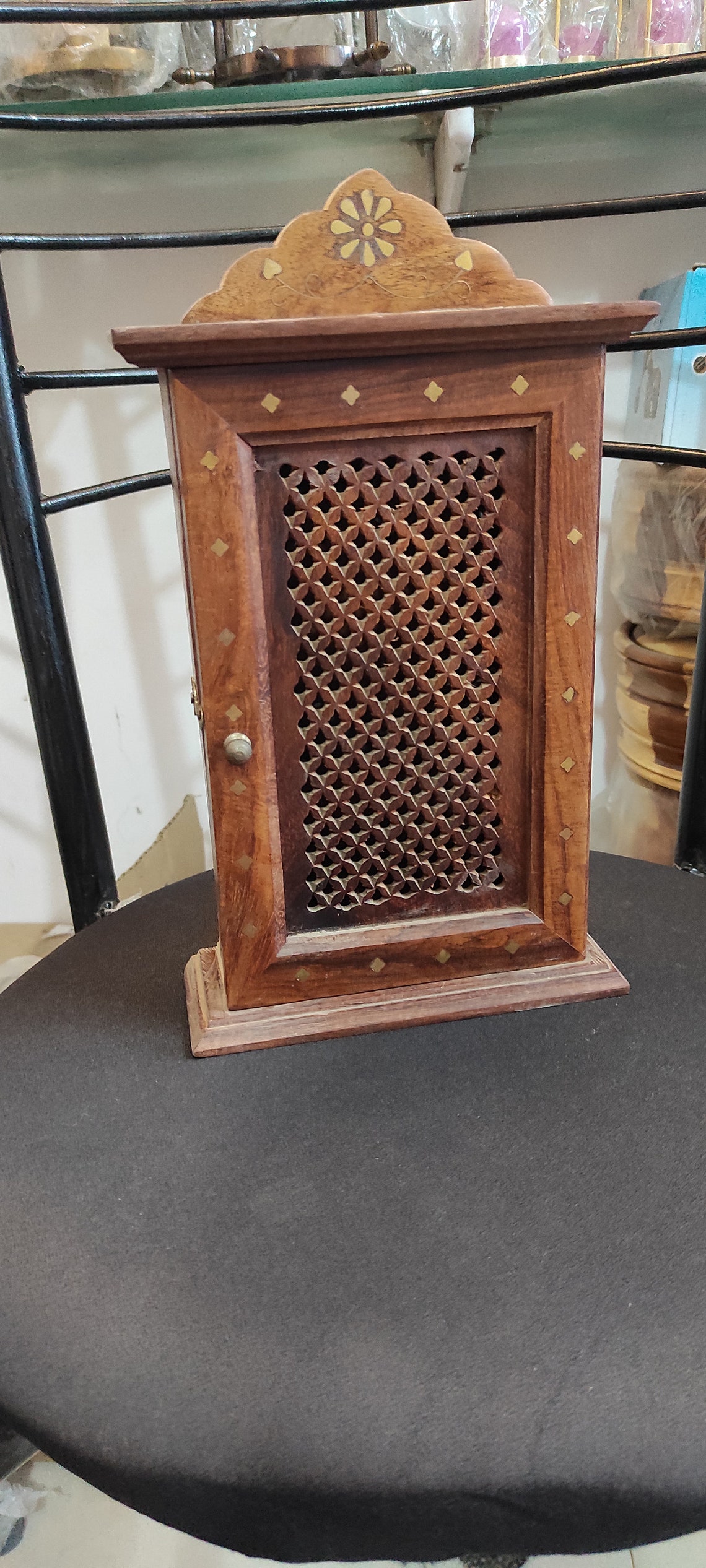 Wooden Key Box Mount Cute and Rustic Decorative Key Cabinet - Etsy