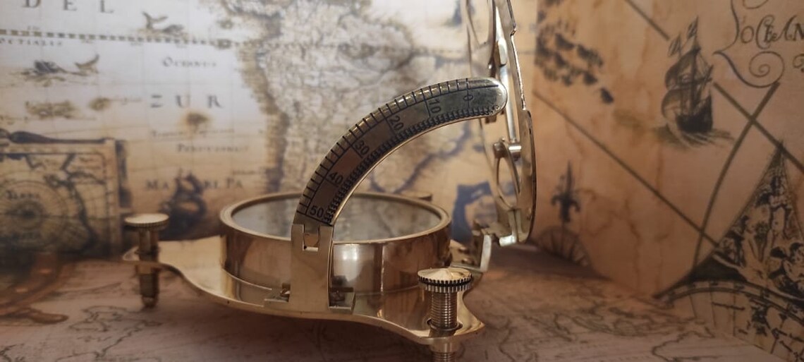Medieval Replicas Vintage Antique Style Brass Sundial Compass - Etsy