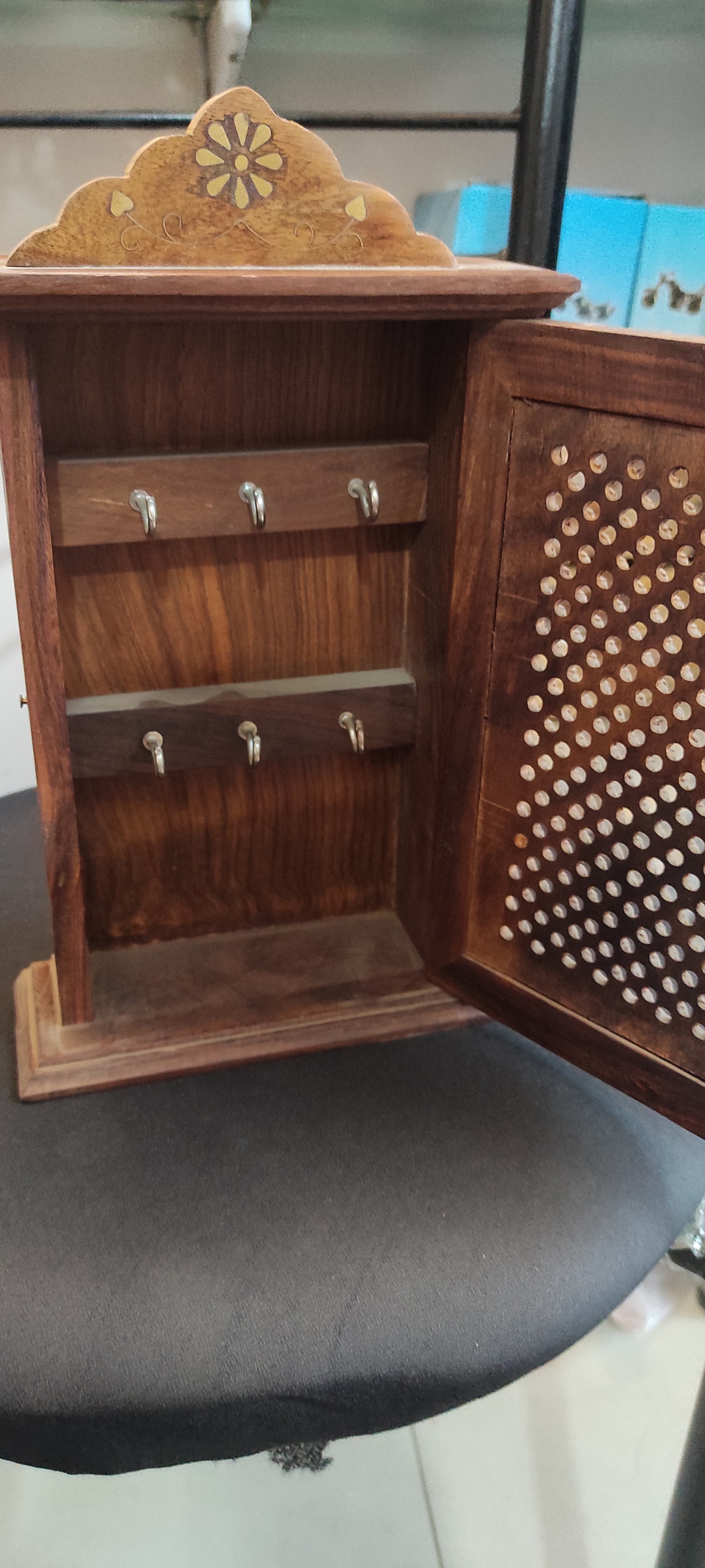 Wooden Key Box Mount Cute and Rustic Decorative Key Cabinet - Etsy
