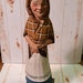 Vintage Hand Carved Old Woman 'sarah' Statue - Etsy
