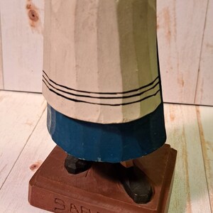 Vintage Hand Carved Old Woman 'sarah' Statue - Etsy